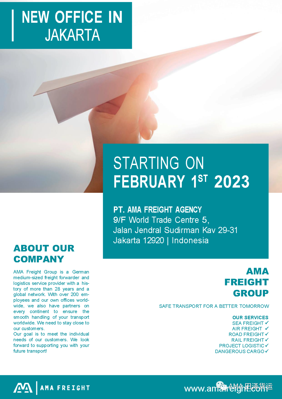 AMA Freight | Your Global Freight Expert